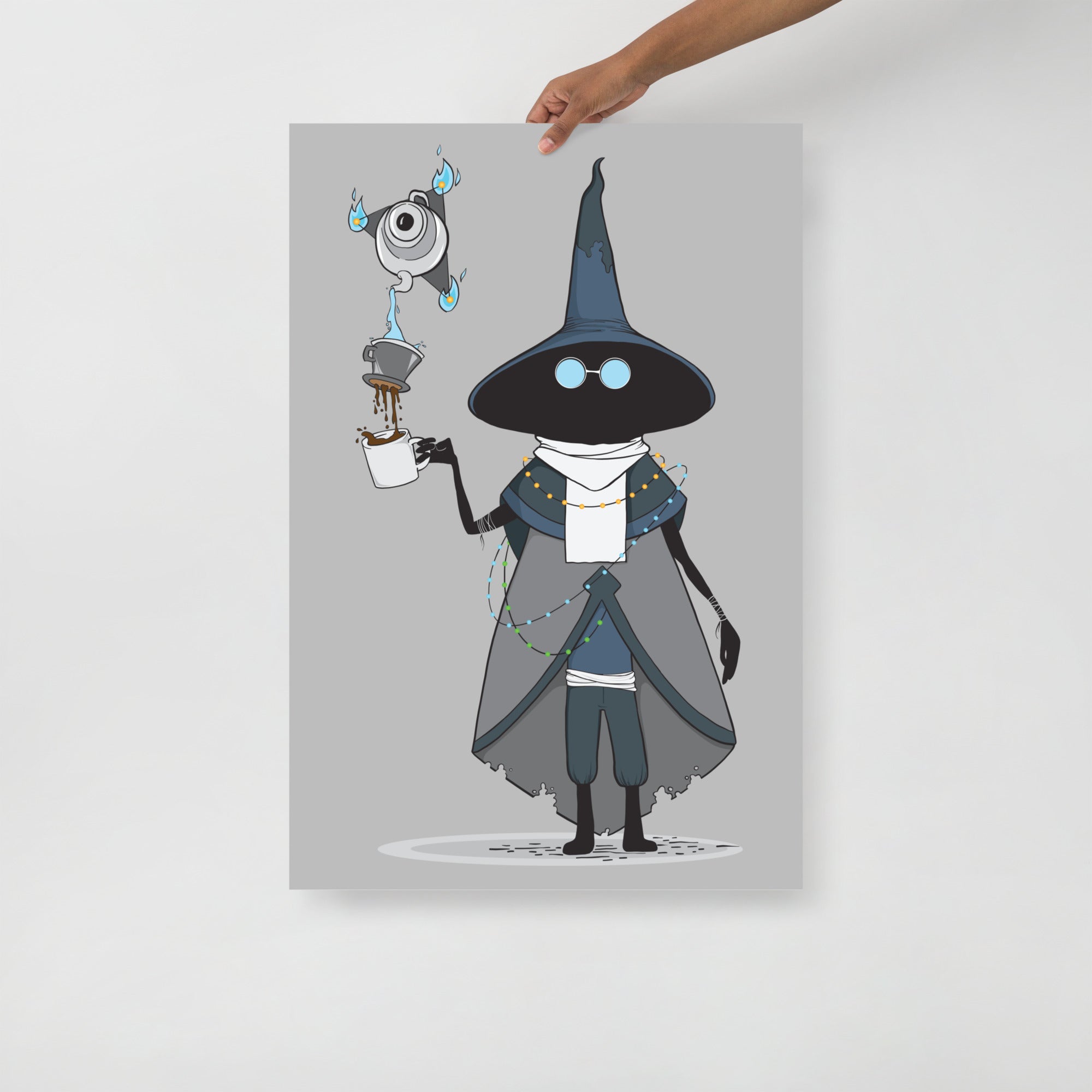 Coffee Wizard - Poster – The Gilded Troll